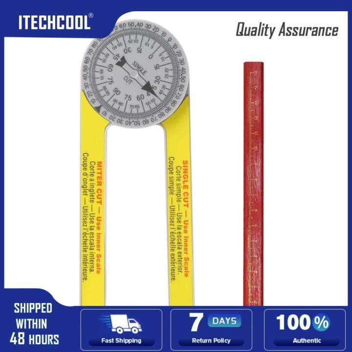 Digital Protractor Inclinometer Miter Saw Protractor ABS Angle Finder ...