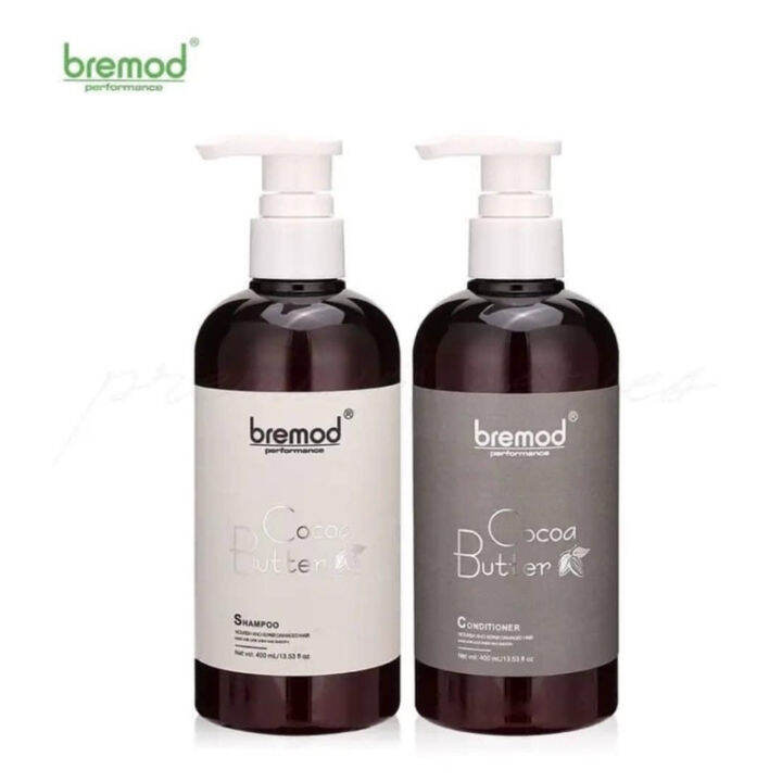 Bremod Premium Cocoa Butter Shampoo / Conditioner Damaged Repair Well ...