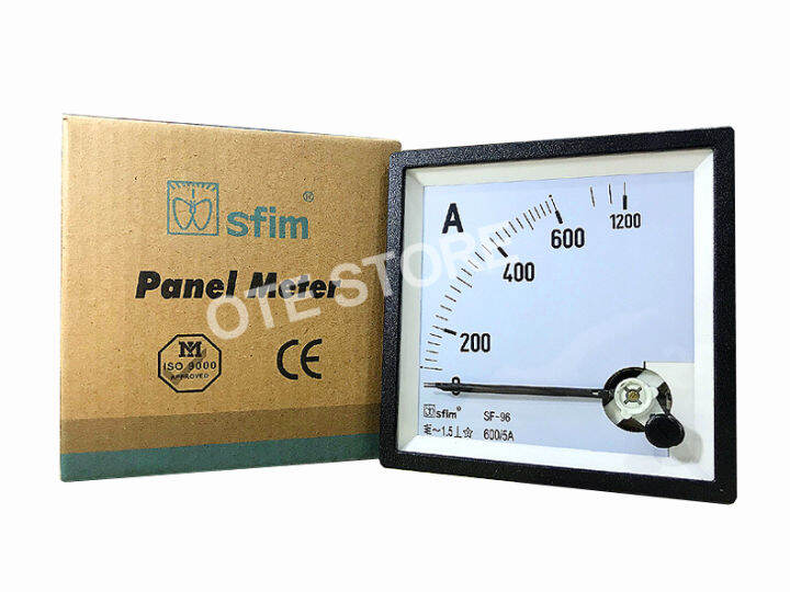 SFIM SF96 Analogue CT Ammeter Panel Meter (96mm x 96mm) | Lazada