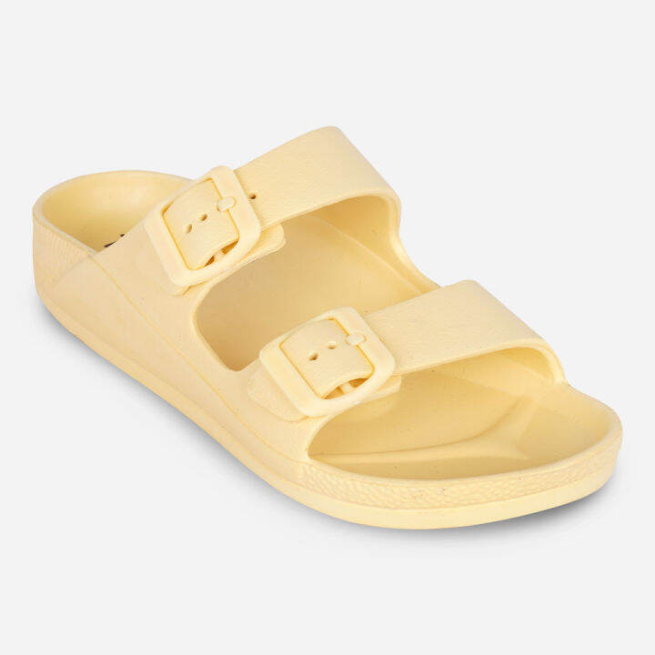 Trusole Women's Vanya Slides in Light Yellow | Lazada PH
