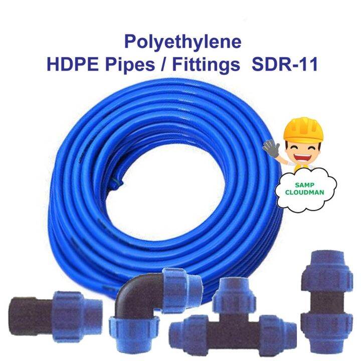 durable Polyethylene HDPE Blue Pipes 1/2 or 3/4 per Meter SDR-11 PE ...