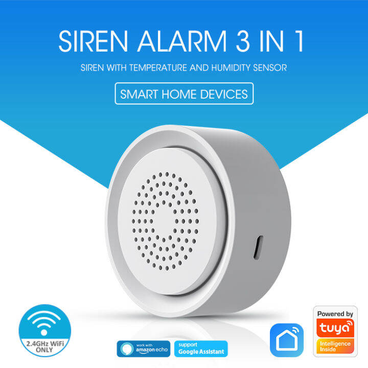 Tuya Smart Leven Draadloze Wifi Sirene Alarm Sensor Geluid En Licht ...