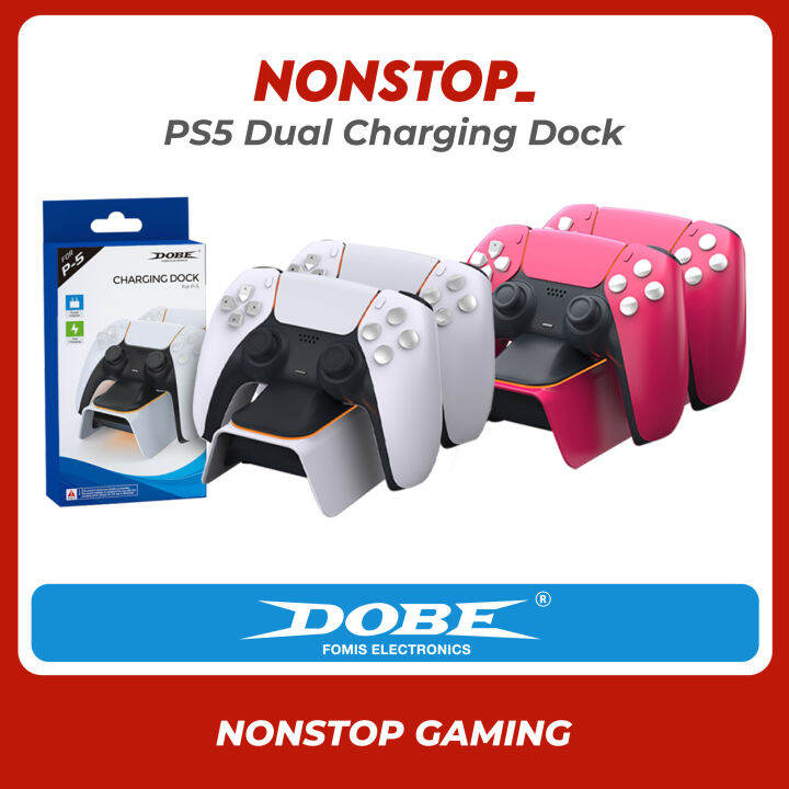 DOBE PS5 Dual Charging Station Dualsense Controller Gaming Charging Dock TP5-0521B | Lazada