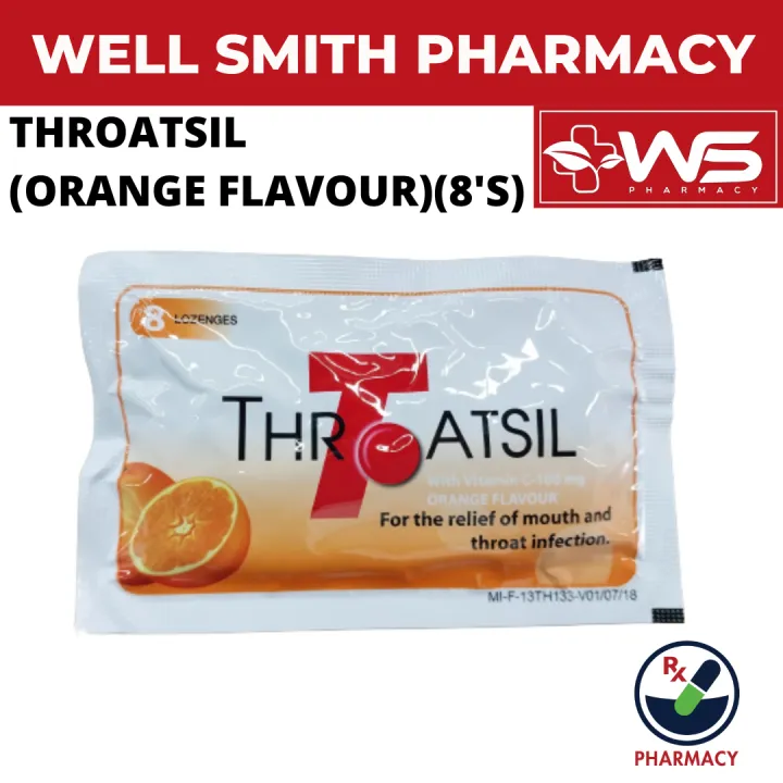 THROATSIL LOZENGES (8'S) | Lazada