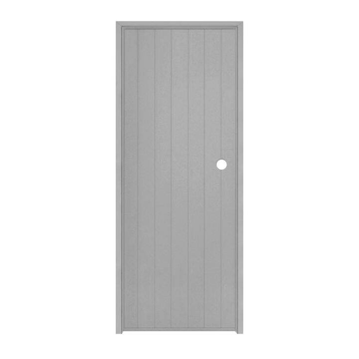 ฟรีค่าส่ง! ประตู PVC บานทึบพร้อมวงกบ D.D.DOOR รุ่น P1 ขนาด 70 x 200 ซม. ...