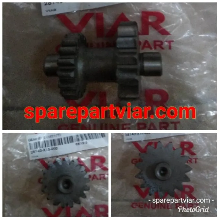 Dual Gear Starter Viar Cross X 150 biasa ukuran 15T 17T | Lazada Indonesia