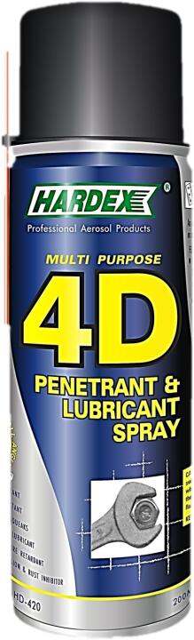 400ML HARDEX Multipurpose 4D Penetrant and Lubricant Spray Anti Rust ...