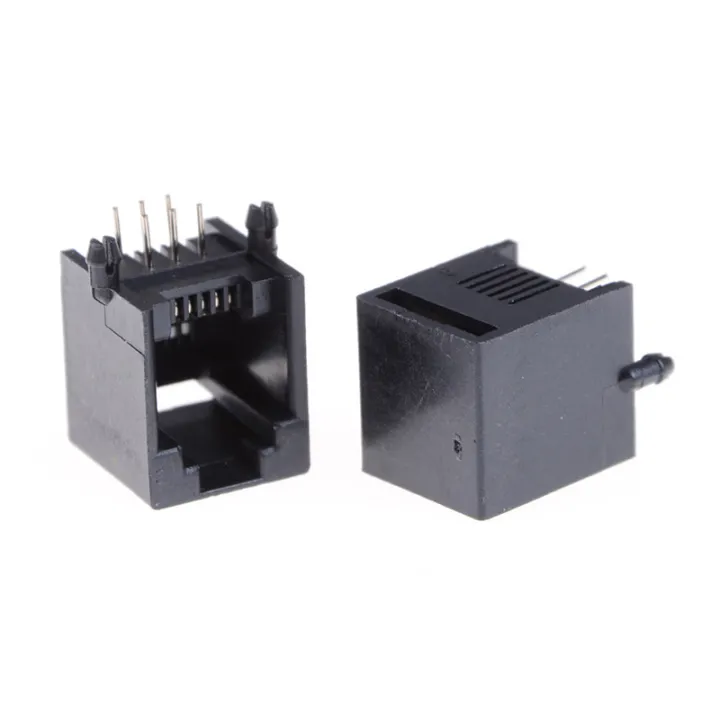 [Csndices] JTC 10pcs/set RJ11 RJ12 6P6C Computer Internet Network PCB ...
