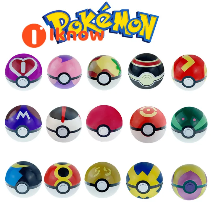 I know New Pokeball Pokemon Elf Ball Anime Figure Pikachu Charmander ...