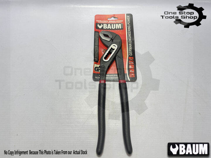 ONE STOP TOOL SHOP Baum 10" inch Fast Water Pump Pliers Plumber ...