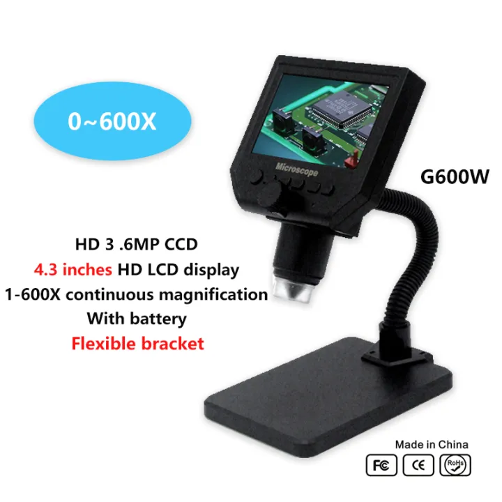 YIZHAN G600X Electronic USB Microscope Digital Soldering Video ...