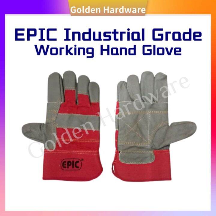 EPIC Heavy Duty 10.5” Industrial Grade Working Hand Glove x (1 Pair ...