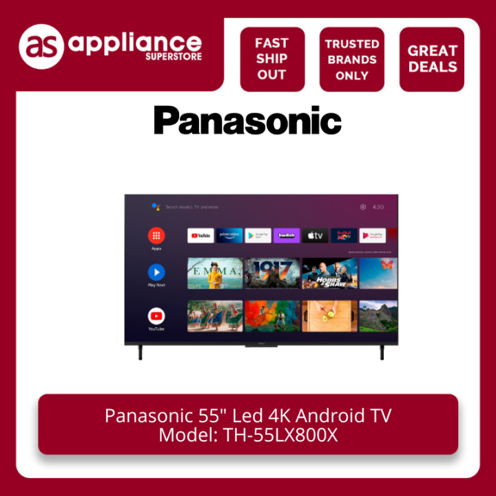 Panasonic 55" LED 4K Android TV TH-55LX800X | Lazada PH