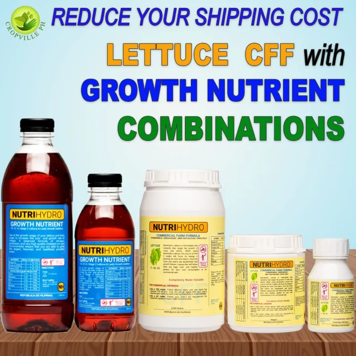 NutriHydro Lettuce CFF with Growth Nutrient Combo | Lazada PH