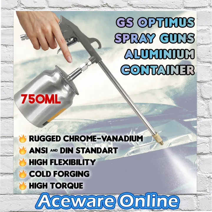 OP483 PNEUMATIC WASHING GUN CLEANING GUN WATER GUN With Aluminium 750ml ...