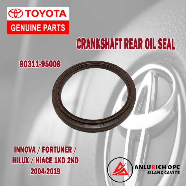 Genuine Crankshaft Rear Oil Seal Toyota Innova/Fortuner/Hilux/Hiace 1KD ...