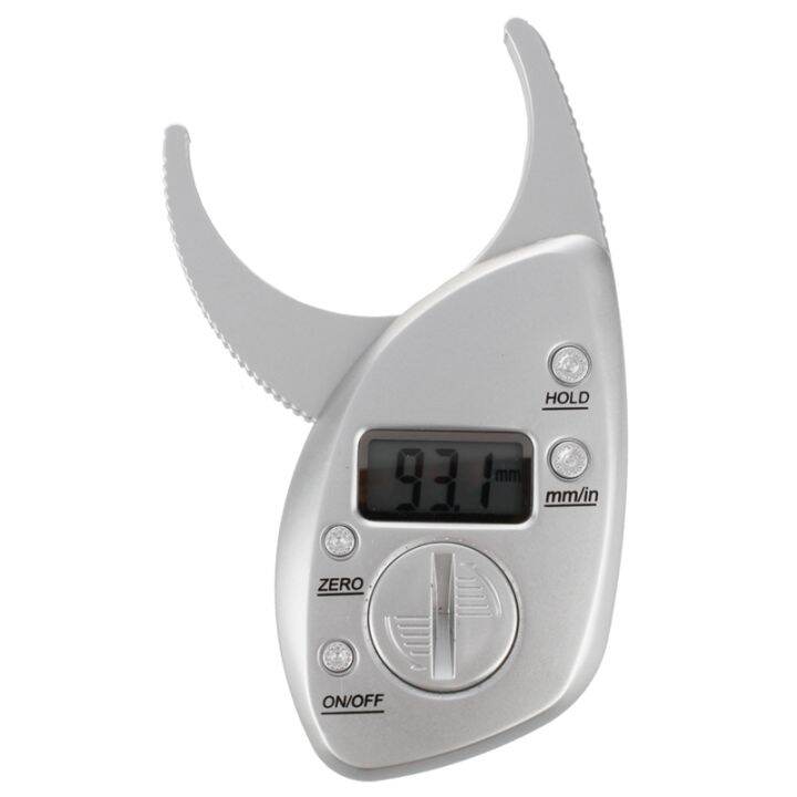Digital LCD Body Fat Caliper Skin Fold Thickness Health Fitness Weight ...