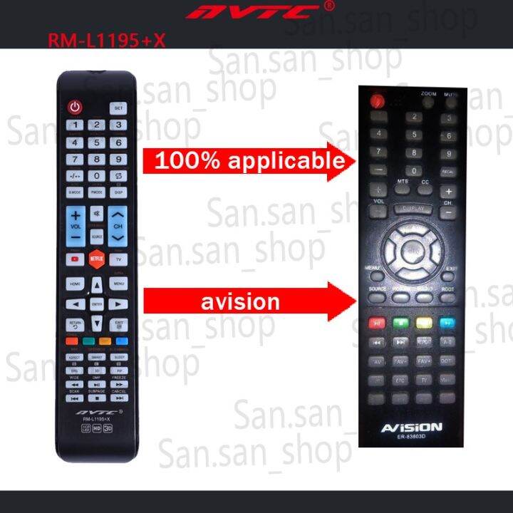 Universal remote control for avision led tv remote,100% applicable ...