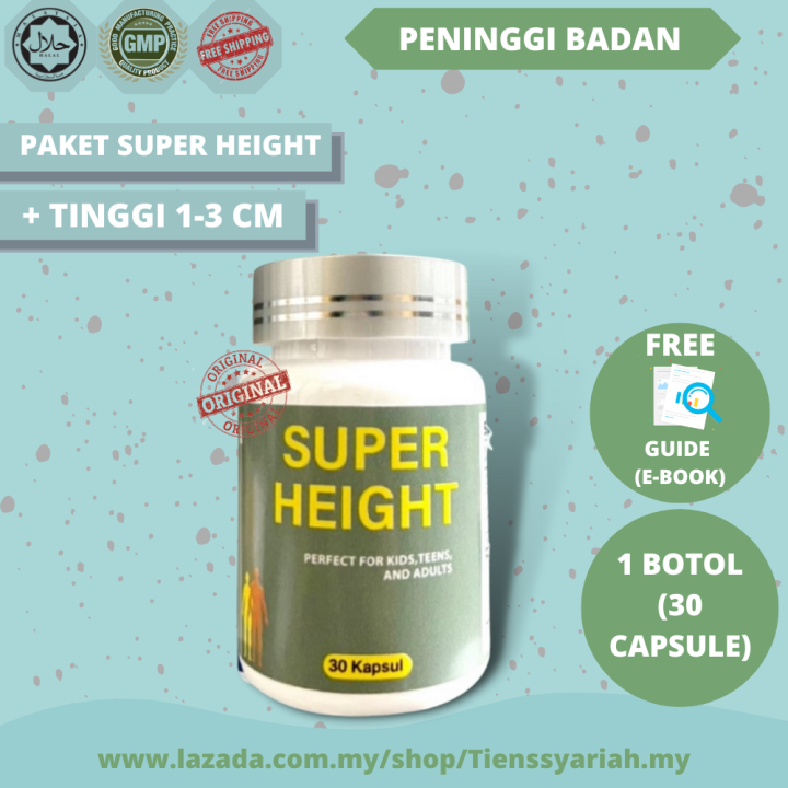 SUPER HEIGHT SUPPLEMENT UBAT TINGGI BADAN ORIGINAL PENINGGI BADAN ...