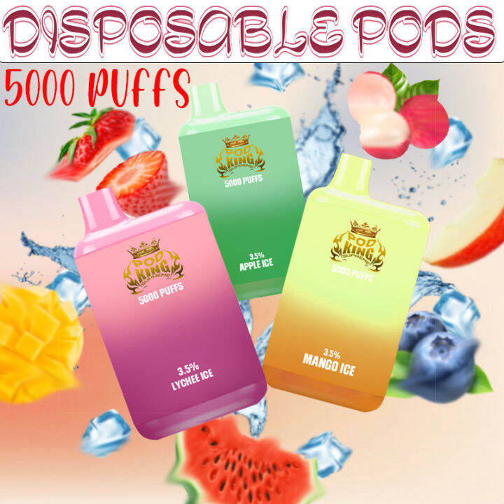 P.O.D KING 5000 PFFS RECHARGEABLE | Lazada PH