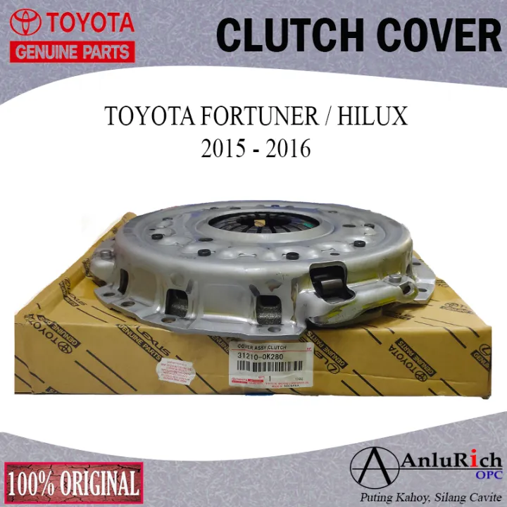 GENUINE TOYOTA CLUTCH COVER TOYOTA FORTUNER / HILUX 2015-2016 31210 ...