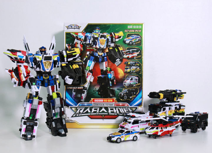 Miniforce Mini Force Justice Titan Transformation Robot Toy | Lazada ...