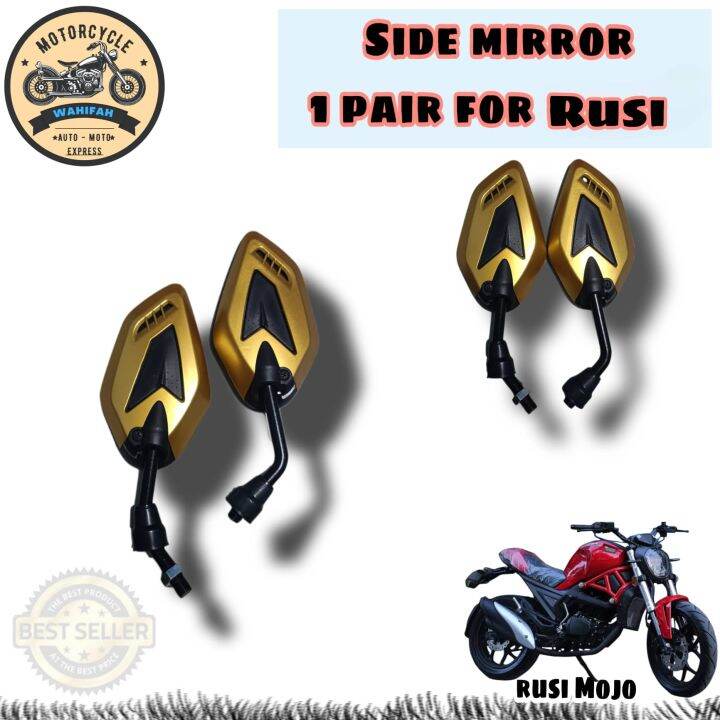 SIDE MIRROR FOR RUSI MOJO - HIGH QUALITY!! (1PAIR)| COD | Lazada PH