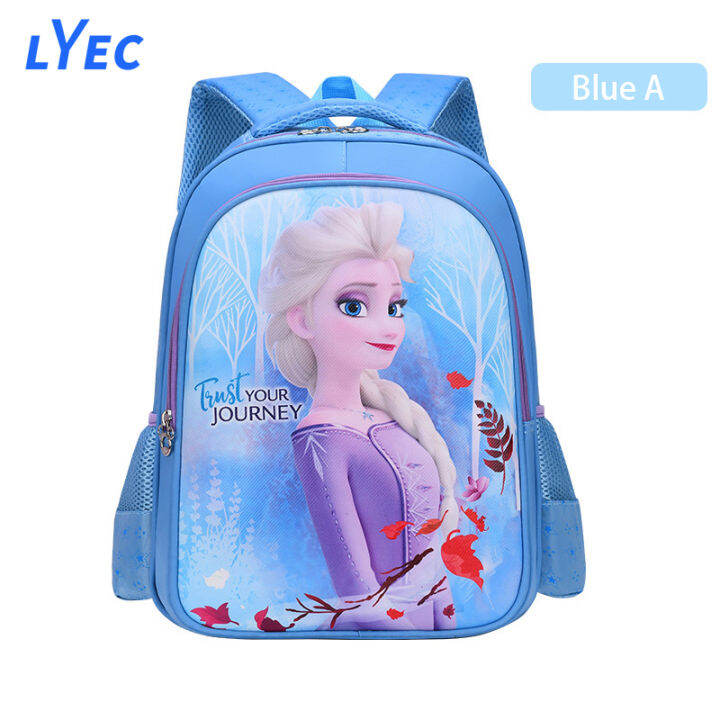 New Frozen 2 Elsa Cartoon Print School Bag Lovely Girls Backpack Kids ...