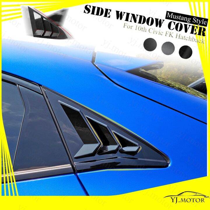 Xuming For 2016 - 2021 Honda Civic FK Side Window Cover 10th Civic ...