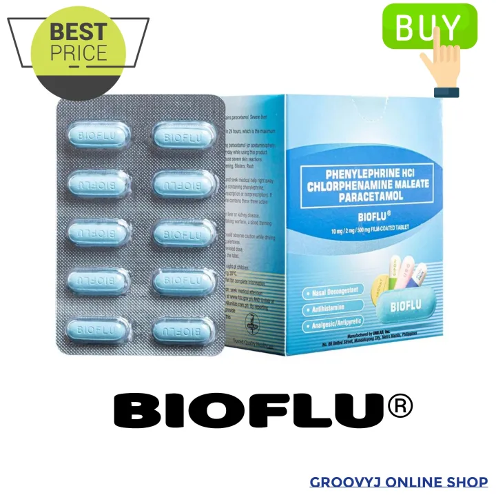 Bioflu® 500 mg - 100 Tablets | Lazada PH