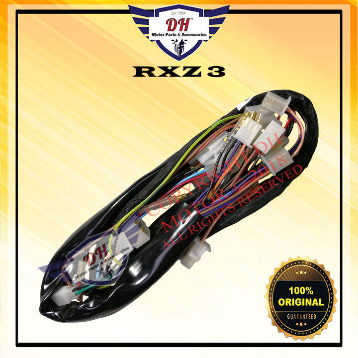 RXZ 3 (ORIGINAL) WIRING BODY WIRE HARNESS FULL SET YAMAHA | Lazada