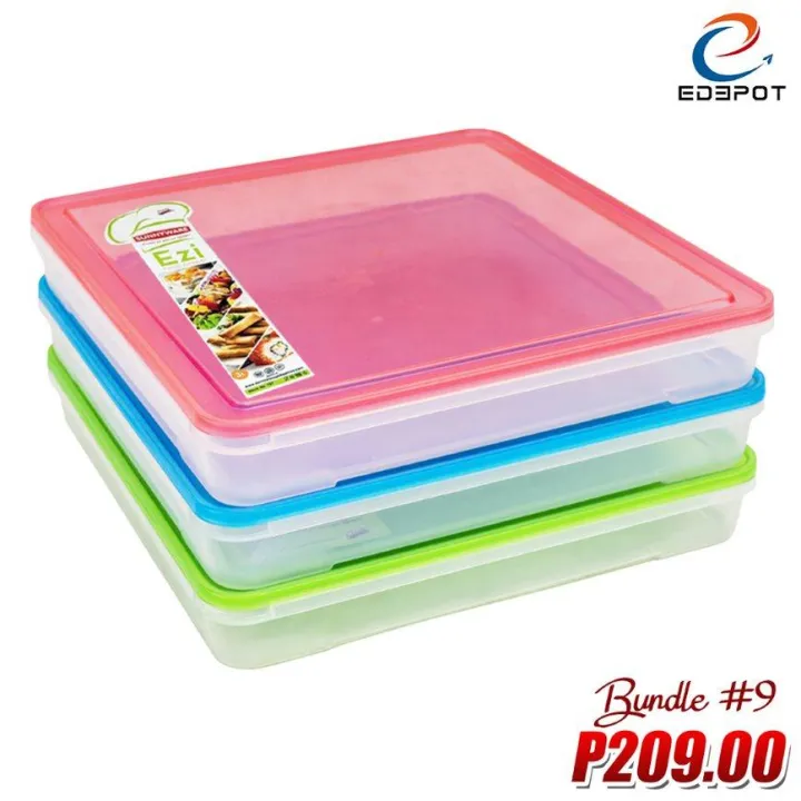 Happyware Bundle Sale #9 727 SunnyWare Graham Tupperware 3pcs Bundle ...