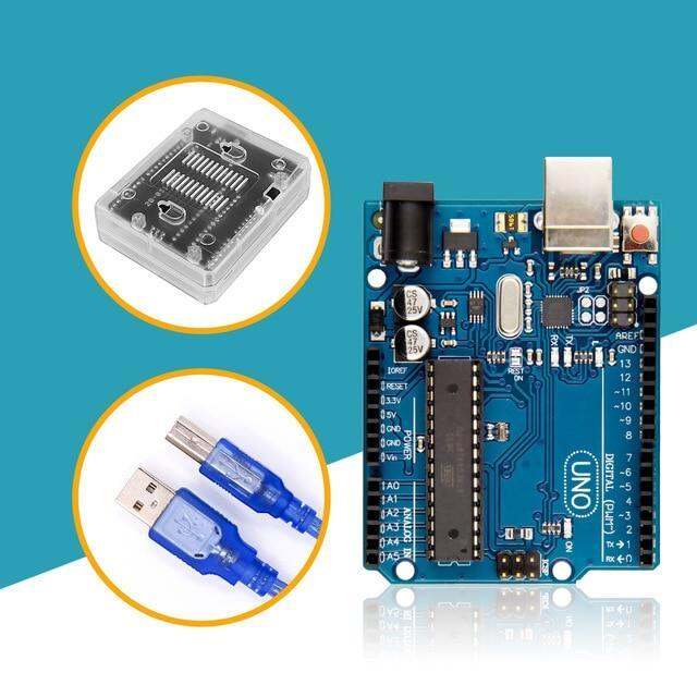 Robotlinking Uno R3สำหรับ Arduino Mega328p ชิป Atmega16u2พร้อมสาย Usb ...