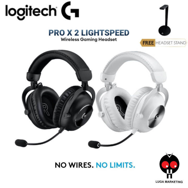 LOGITECH G PRO X 2 LIGHTSPEED BLACK / WHITE LIGHTSPEED Wireless Gaming ...