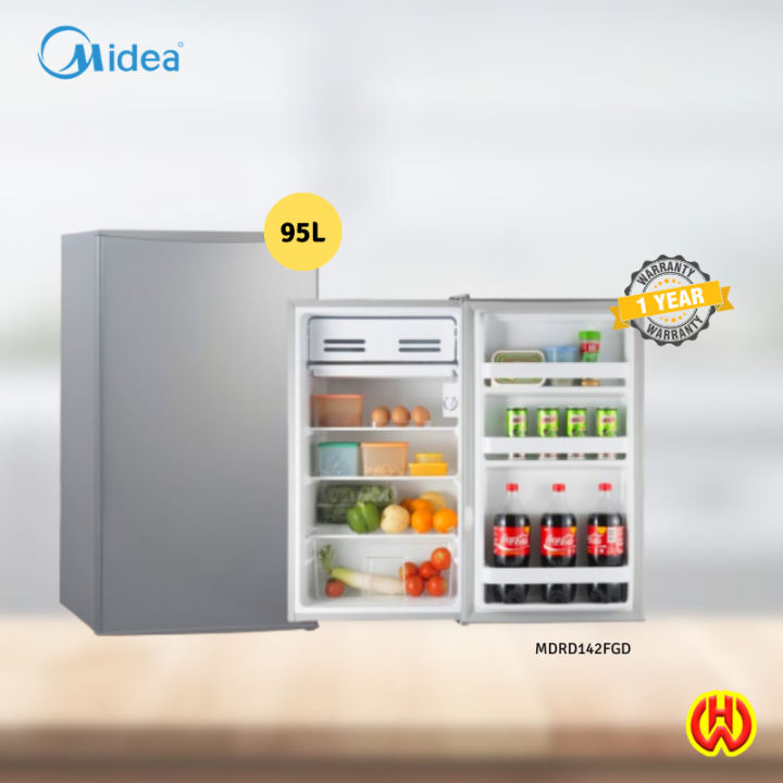 Midea 95L 1 Door Refrigerator Direct Cooling R600A Refrigerant Single ...
