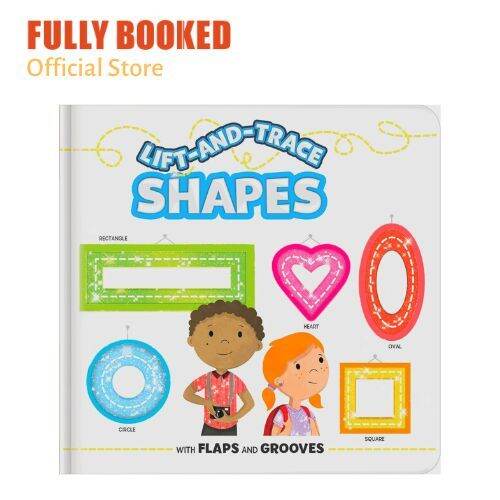 Lift-and-Trace: Shapes: With Flaps and Grooves (Board Book) | Lazada PH