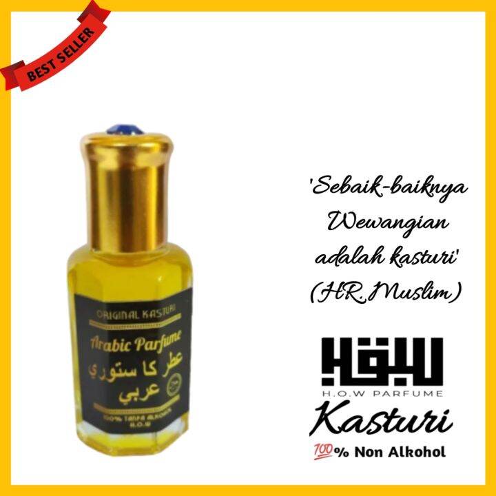 MINYAK WANGI KASTURI KUNING GOLD PREMIUM WANGI TAHAN LAMA TIDAK BIKIN PUSING BISA COD 100% NON ...