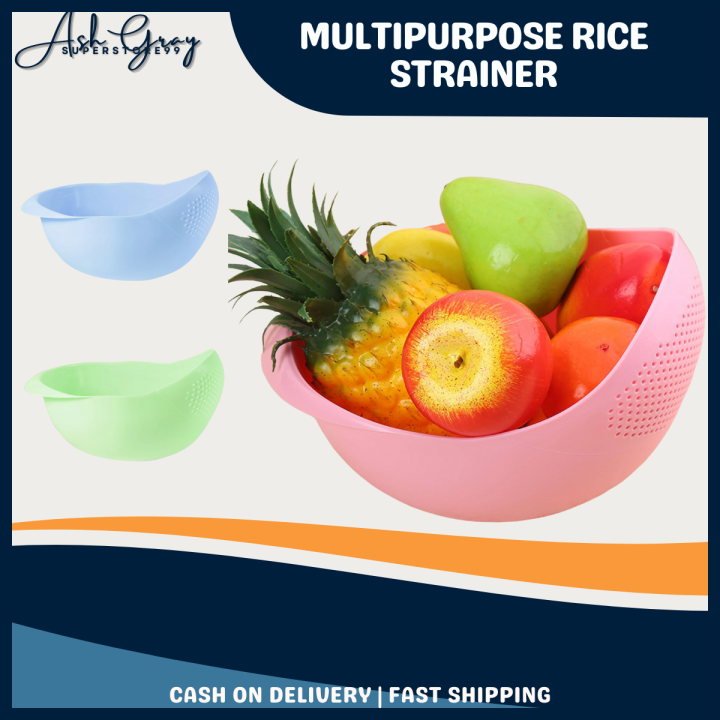 AG Kitchen Multi-Purpose Strainer Colander Filter for Rice Fruits and ...