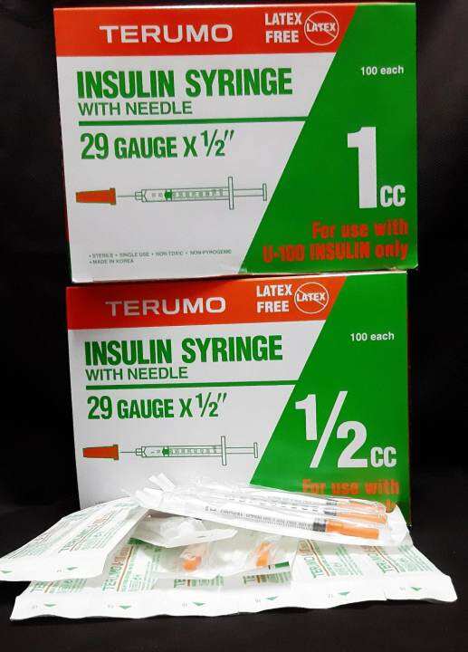 TERUMO INSULIN SYRINGE with needle per piece | Lazada PH