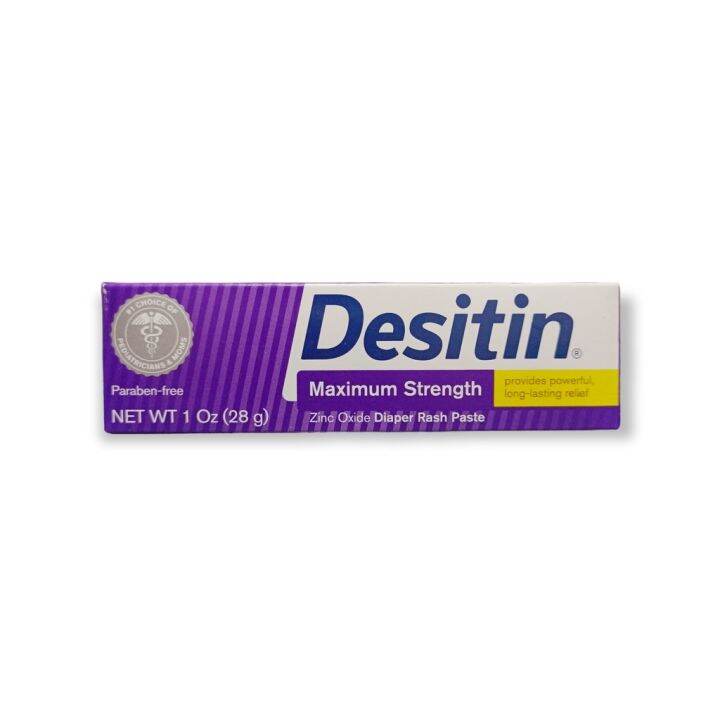 in (Canada) Desitin Zinc Oxide Diaper Rash Paste. Maximum Strength. 28 ...