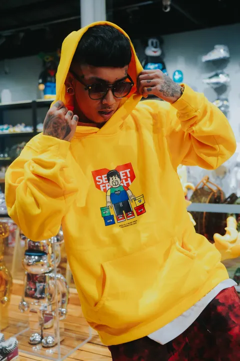 MSTR Co. X SECRET FRESH - BOXY (HOODIE-YELLOW) | Lazada PH