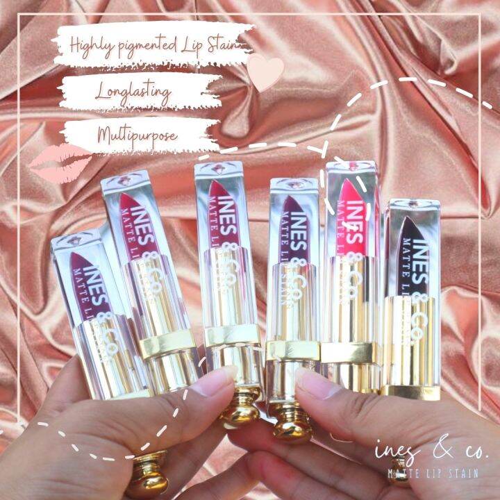 JUST JOY INES & CO. MATTE LIP STAIN, WATERPROOF, TINT, BALM, GLOSS, SUPER STAY, LONG LASTING ...