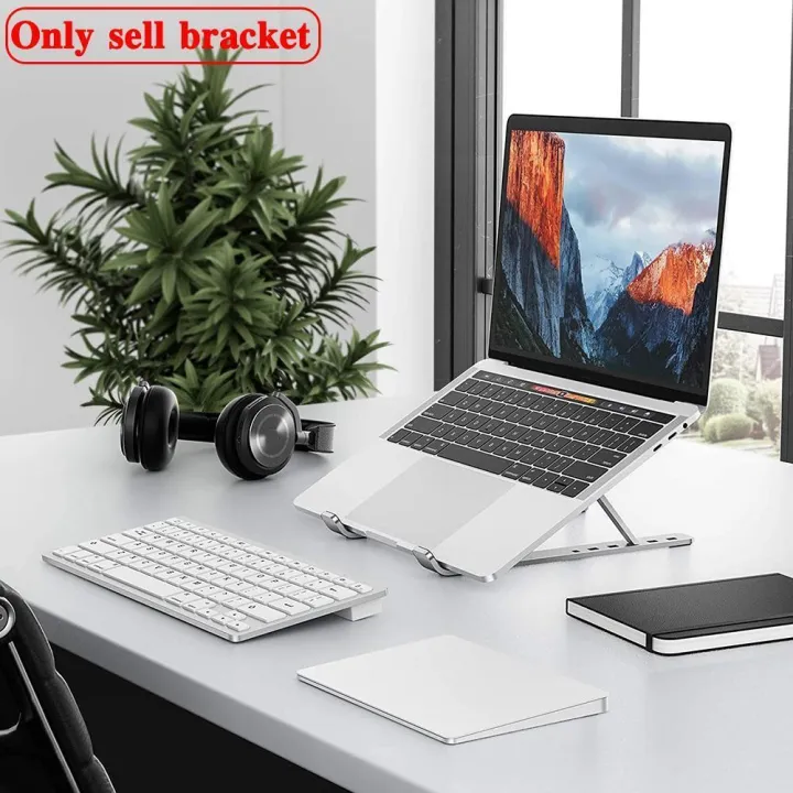 Adjustable Foldable Laptop Stand Desk Portable Notebook Computers Riser ...