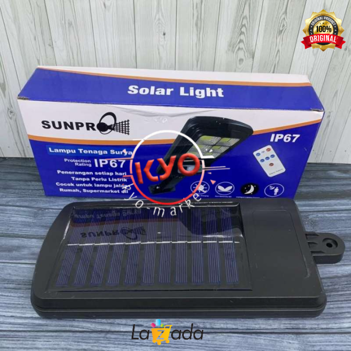 Lampu Jalan Tenaga Surya Sunpro IP67 90W - Lampu Outdoor Taman Hemat ...