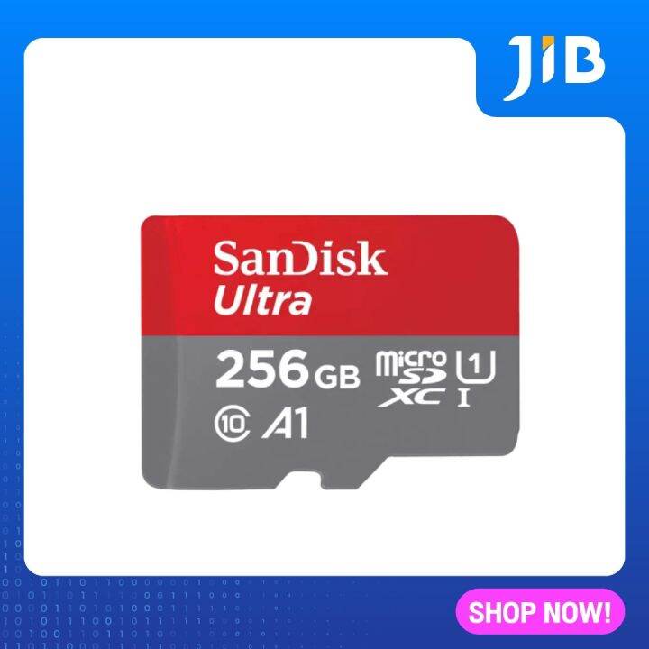 256 GB MICRO SD CARD (ไมโครเอสดีการ์ด) SANDISK ULTRA MICROSDXC UHS-I ...