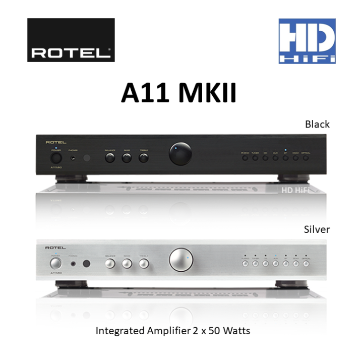 ROTEL A11 MKII Integrated Amplifier 2 x 50 Watts | Lazada.co.th