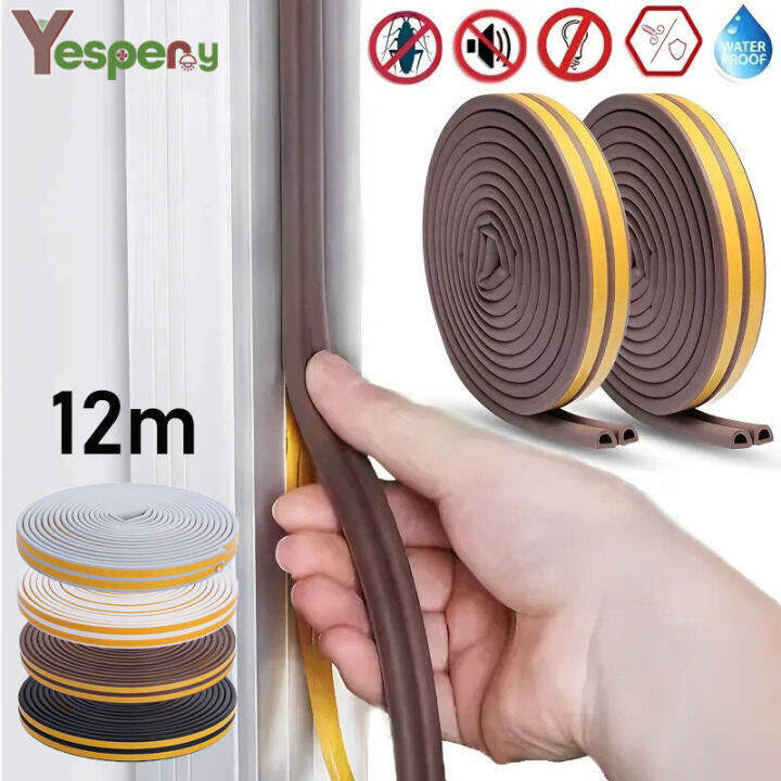 YESPERY 12M Self-adhesive Sealing Strip Glass Window Anti-collision ...