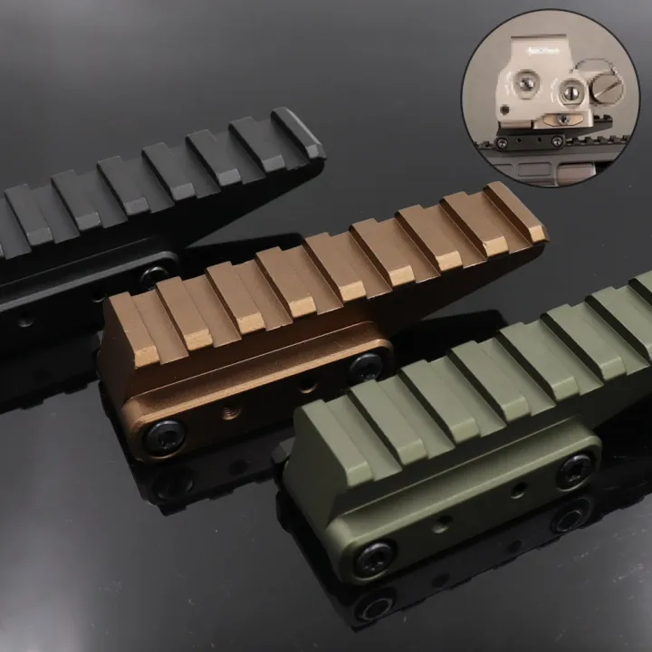 Tactical Riser Base Picatinny Weaver Rail 20mm Scope Mount Adapter for ...