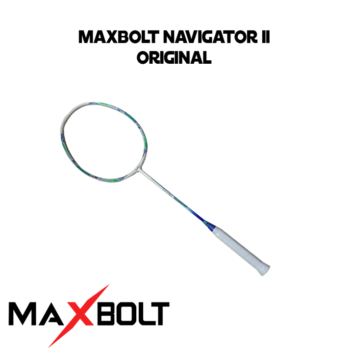 Raket Badminton Bulutangkis Maxbolt NAVIGATOR II Putih Original ...
