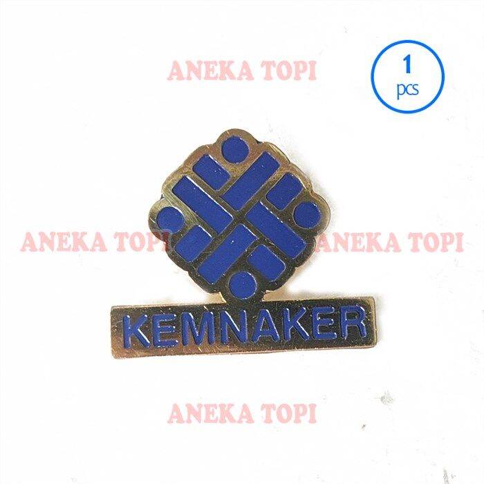 Pin Kemnaker Pin Bros Logo Kemnaker Full Logam - Pin Kementerian ...